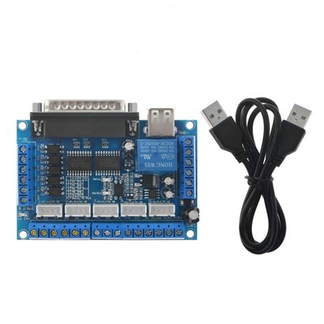 Frissített 5 Axis Cnc Interfész Adapter Breakout Tábla A Stepper Motor