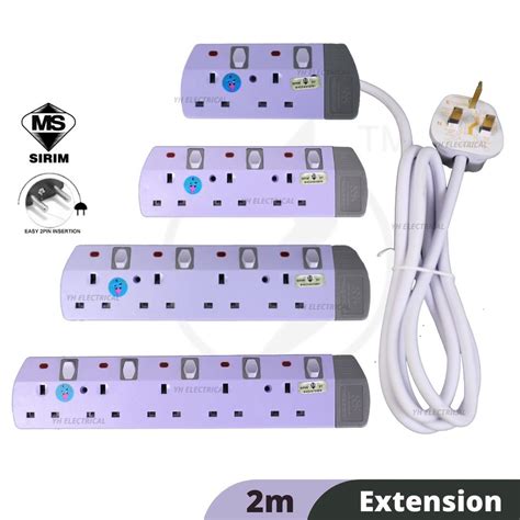 SSS Ways Extension Socket Trailing Cord Extension Plug Socket M Shopee Malaysia