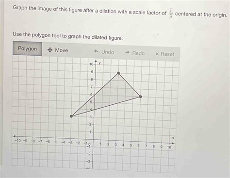 solved graph the image of this figure after a dilation with a scale