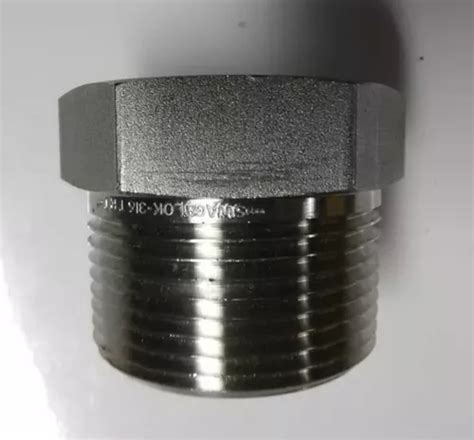 Conector Bushing Alta Presión 1 1 4 Npt Macho X 1 2 Npt Mercadolibre