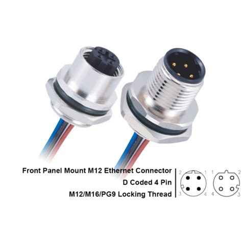 M12 Ethernet Connector Ethernet Cable M12 To Rj45 Cable Adapter X Coded