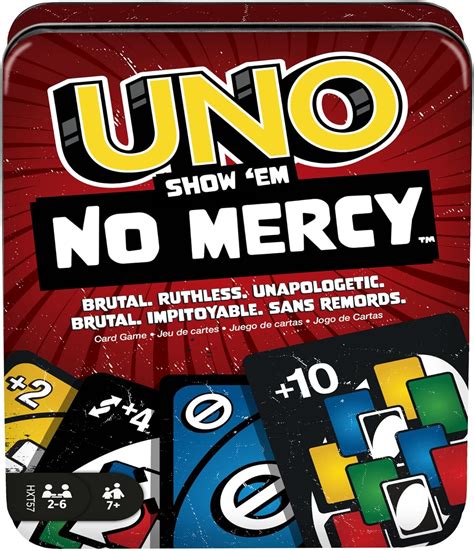 Mattel Games Uno Show ‘em No Mercy Card Game In Storage