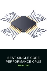 Best CPUs With Single Core Performance In 2021 Ideal CPU