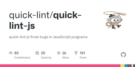 Wahid Shaikh On Linkedin Github Quick Lintquick Lint Js Quick Lint Js Finds Bugs In Javascript