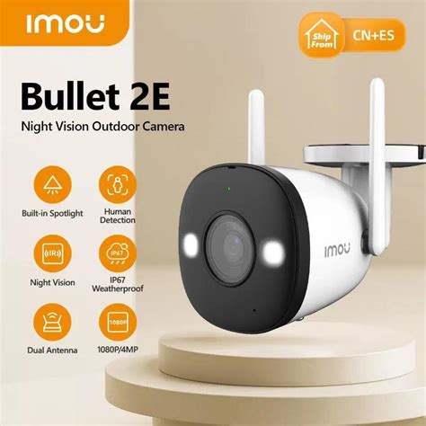 Imou Bullet 2E Night Vision Outdoor Camera - BuilderMall