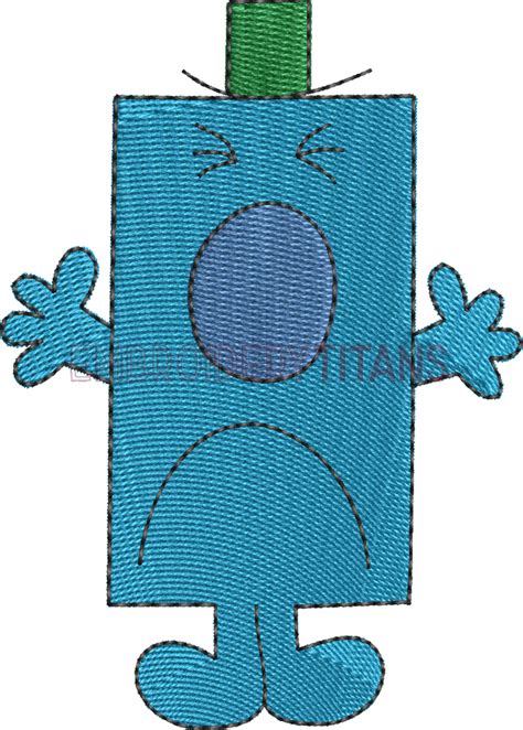 Mr Grumpy Mr Men Free Machine Embroidery Design Download In Pes Jef