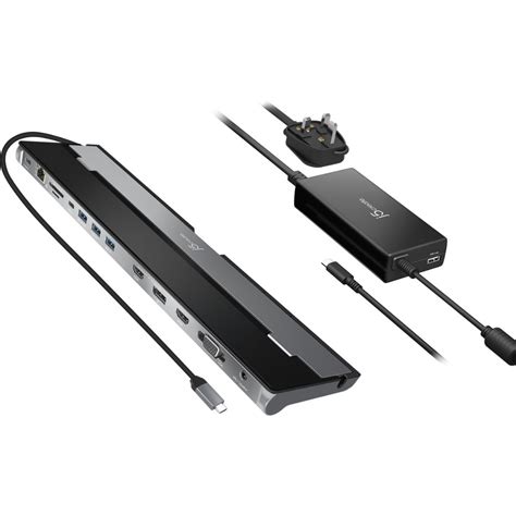 J5create Jcd543 Usb Type C Triple Monitors Display 13 In 1 Docking Station Shopee Malaysia