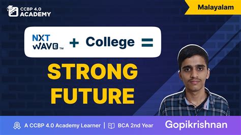 Nxtwave On Linkedin Nxtwave Ccbp Nxtwaveccbp Nxtwavemalayalam Ccbpmalayalam Ccbpacademy