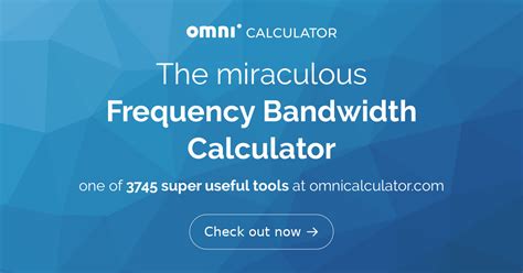 Frequency Bandwidth Calculator