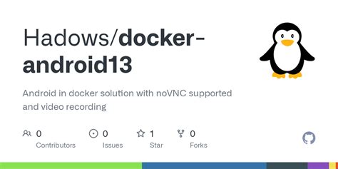 GitHub Hadows Docker Android Android In Docker Solution With NoVNC Supported And Video