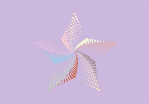 Premium Vector Purple Background With Colorful Star Dot Pattern