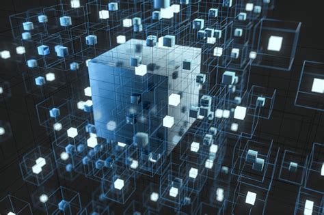 기술 배경은 큐브와 선 3d 렌더링으로 구성됩니다 0명에 대한 스톡 사진 및 기타 이미지 0명 3차원 형태 가상현실 Istock