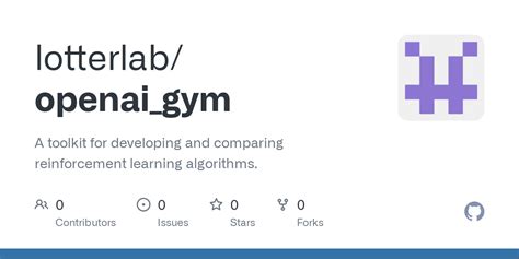 GitHub Lotterlab Openai Gym A Toolkit For Developing And Comparing Reinforcement Learning