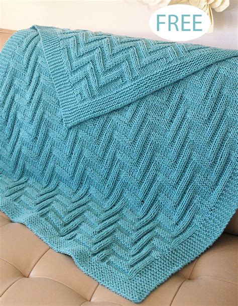Zigzag Stripe Blanket Knitting Patterns In The Loop Knitting