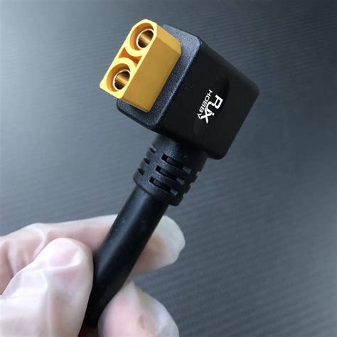 Rjx Xt90 Right Angle Rc Lipo Battery Power Extention Cable