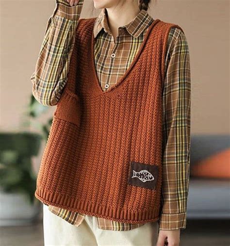 Стильные эффектные и просто красивые Подборка вязаных жилетов и безрукавок Blusa Com Manga