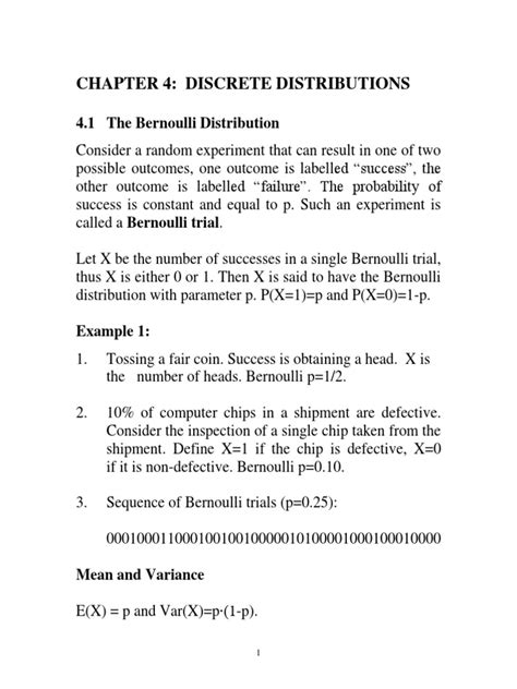 chapter4 pdf pdf poisson distribution teaching mathematics