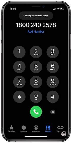 How To Paste Phone Numbers Into Iphones Phone App Appsntips