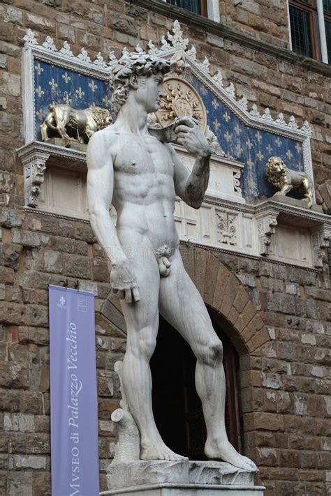 Statue Of Michelangelo Stock Image Image Of Naked Florence 34380587