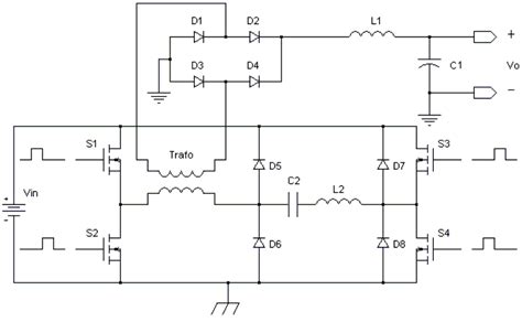 Proposed Circuit For The Full Bridge Converter Download Scientific
