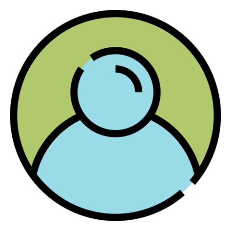 User Generic Outline Color Icon