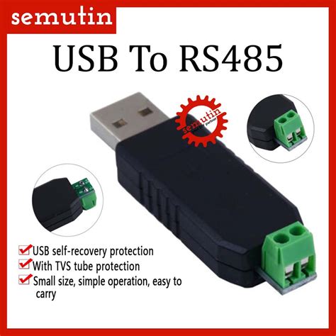 Jual Usb To Rs485 Ch340 Rs 485 Converter Adapter Arduino Support For Windows Linux Mac 485