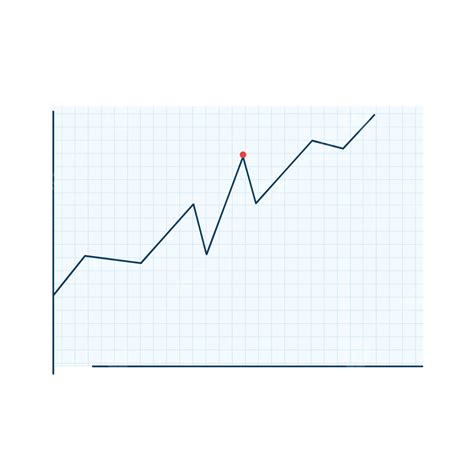report line chart table broken line diagram increase chart png