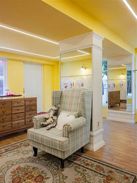 아기자기한 컬러톤으로 꾸민 빈티지 캐주얼 38평 패션 쇼룸 인테리어 용산구 한남동