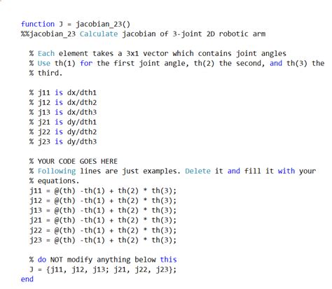Implement Forward Kinematics On A 3 Joint 2d Robotic Arm Rmatlab