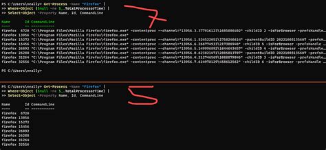 Solved How To Get Comand Line Property Of A Process In Powershell Programming And Development