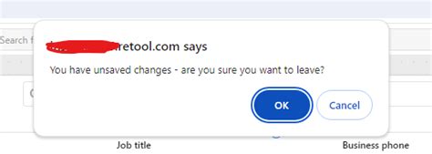 Clickable Cell Triggering Unsaved Warning From Browser 💬 App Building Retool Forum