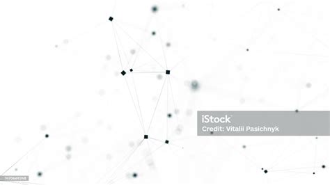 미래 지향적 인 네트워크 연결 구조 하이테크와 미래의 개념 통신 및 웹 개념 빅 데이터 시각화 3d 렌더링 3차원 형태에 대한 스톡 사진 및 기타 이미지 Istock