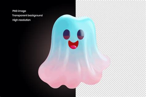 Premium Psd Adorable 3d Blob Ghost
