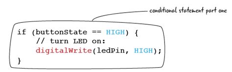 Chapter 5 Looking At The Sketch Conditional Statements Arduino To Go