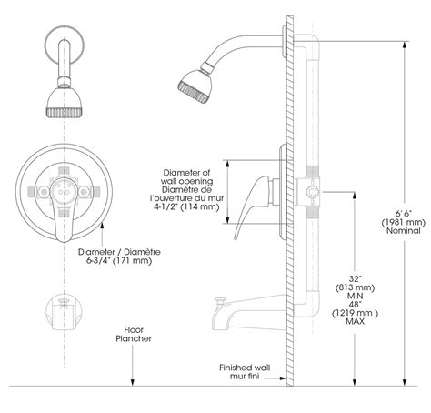 Distance From Shower Valve To Tub Spout At John Powell Blog