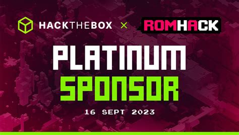 Romhack Hacking Hackthebox Cybersecurity Informationsecurity Hack The Box