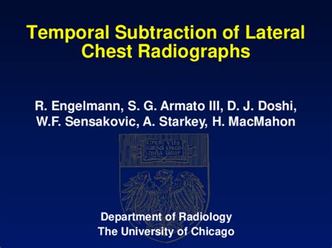 Pdf Tu Ff A4 05 Temporal Subtraction Of Lateral Chest Radiographs