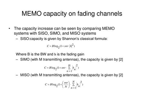Ppt Multiple Input Multiple Output Systems Mimo Powerpoint Presentation Id515276