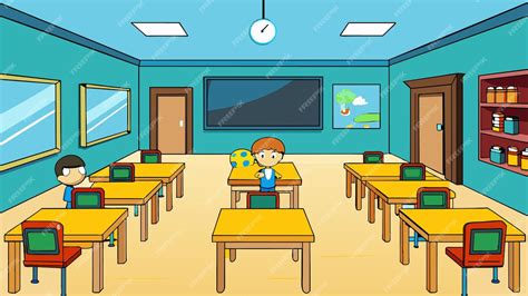 Premium Vector Classroom Vector Art Enhance Educational Content With Vibrant Graphics