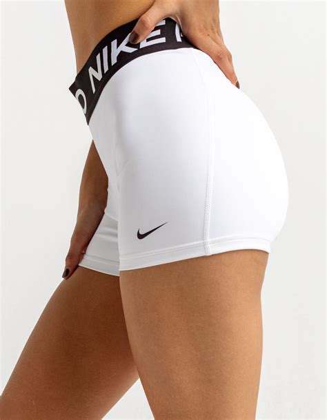 Nike Pro Womens Compression Shorts White Tillys