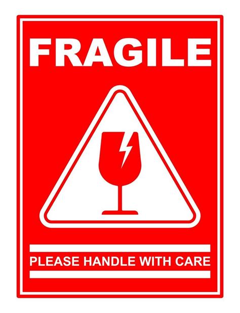 Free Printable Fragile Signs Printables