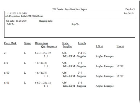 Cut Lists Trimble User Assistance