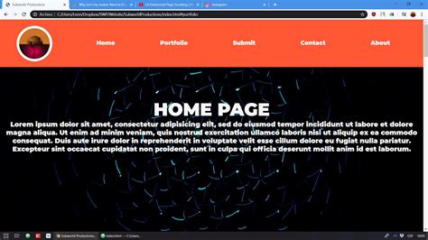 Html Why Isnt My Navbar Fixed In Its Position Stack Overflow
