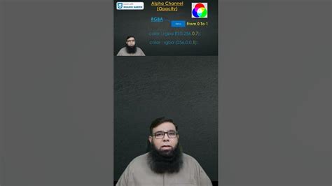 Rgba In Css Css Tutorial Part 18 Coding Programming Shahidnaeem