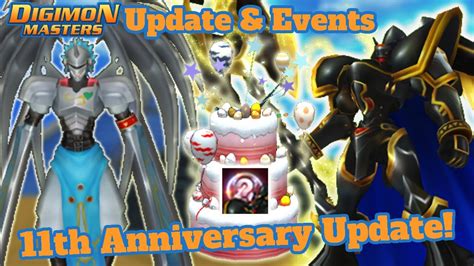 Dmo Update And Events Anniversary Event And Slashangemon Digimon Masters Online Gdmo Nadmo