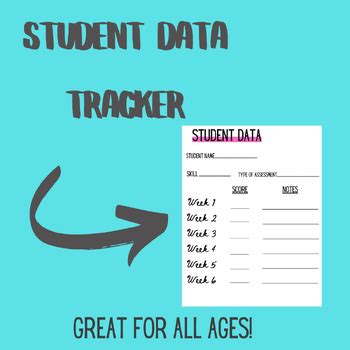 Babe Data Sheet For Tracking 6 Weeks Of Intervention By Teach Learn Coffee