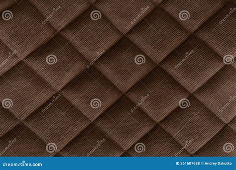 Brown Dark Fabric Abstract Pattern Lines Stripes Vintage Textile Texture Background Stock