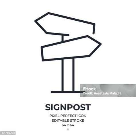 흰색 배경 평면 벡터 그림에 격리된 표지판 편집 가능한 획 윤곽선 아이콘 완벽한 픽셀 64 엑스 64 0명에 대한 스톡 벡터