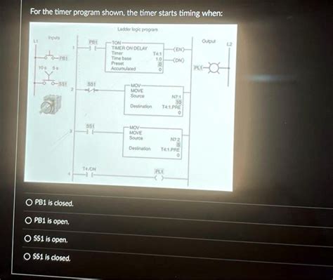 Solved Texts For The Timer Program Shown The Timer Starts Timing