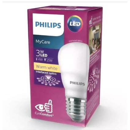 Lampu Led W Watt W Kuning Philips Garansi Led Bulb Warm White